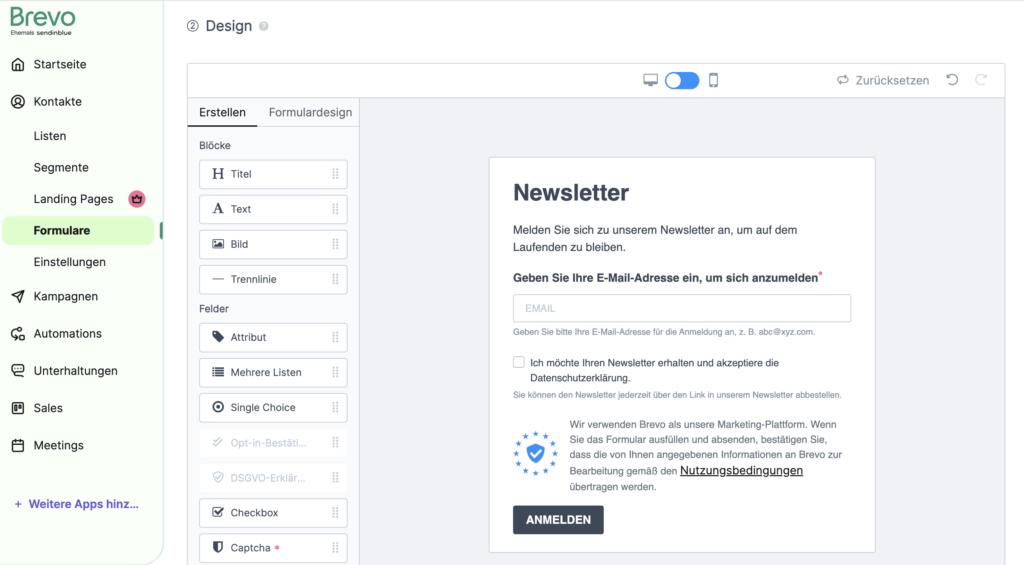 Newsletter erstellen und gestalten: einfach, schnell und kostenlos | Brevo